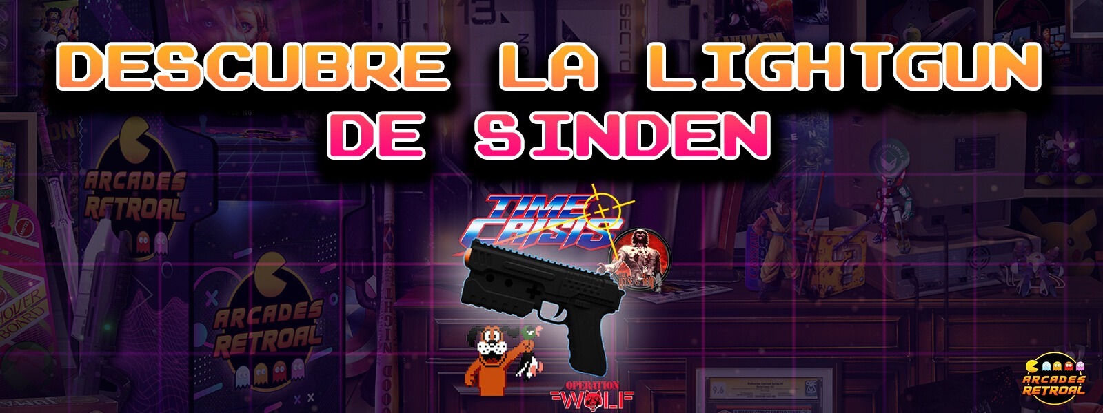 Descubre la Lightgun de Sinden | Arcades Retroal